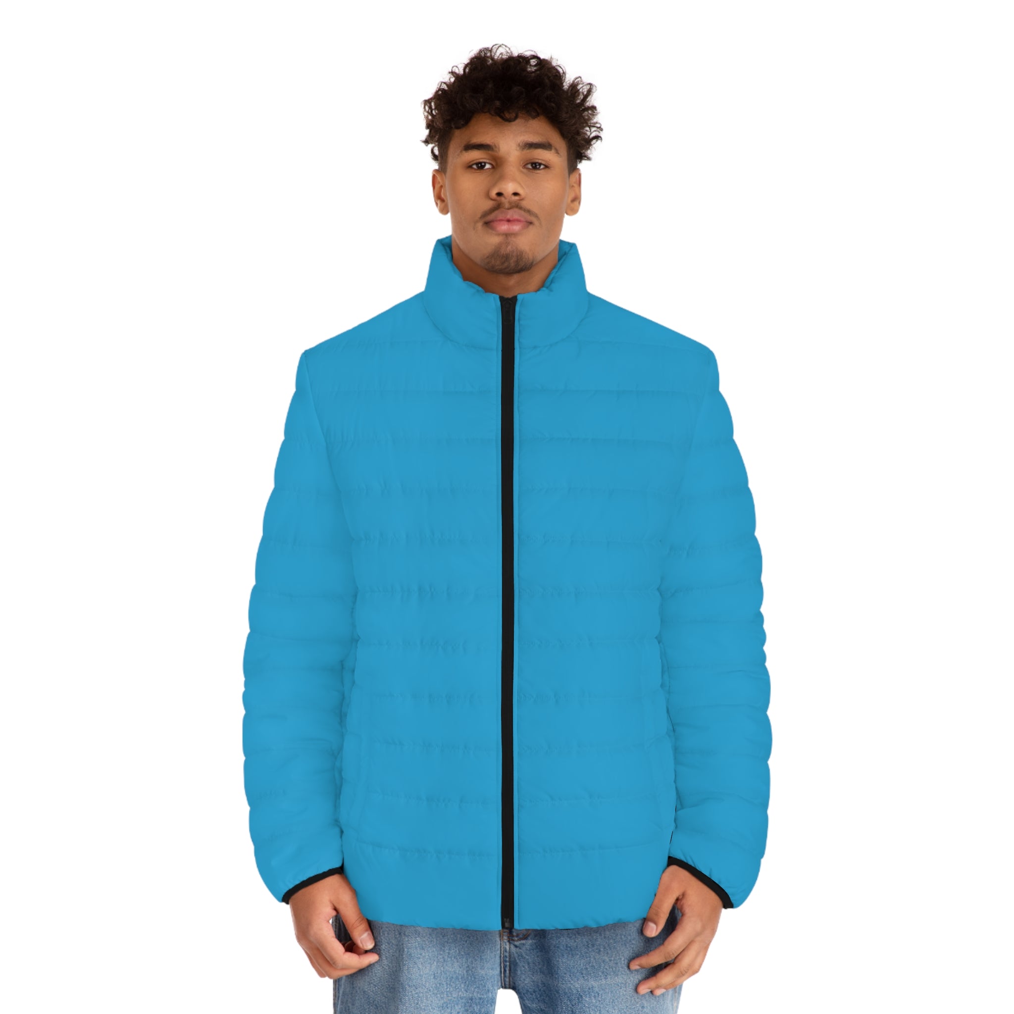 Puffer Jacket | Bright Blue – Solitary Isle